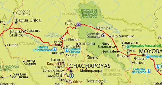 Mapas de Chachapoyas Amazonas, Planos, Guia de Calles, Turismo en ...